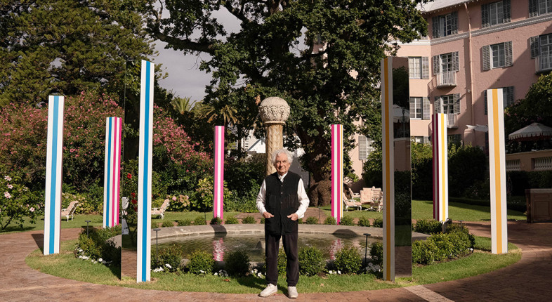 Colourful Halt for Mount Nelson, work in situ , 2023-2024 | Daniel ...